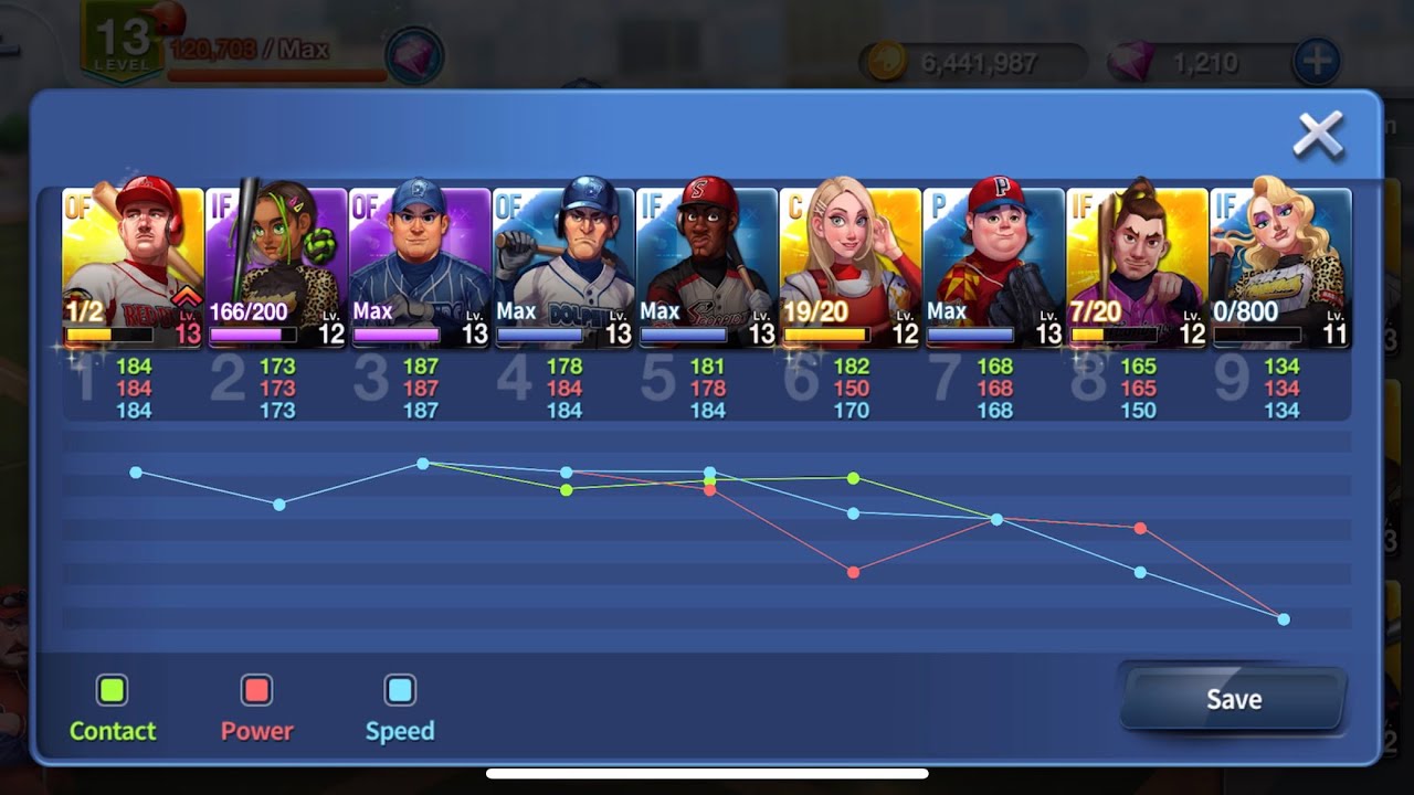 Baseball Clash - Best All Around Lineup - YouTube