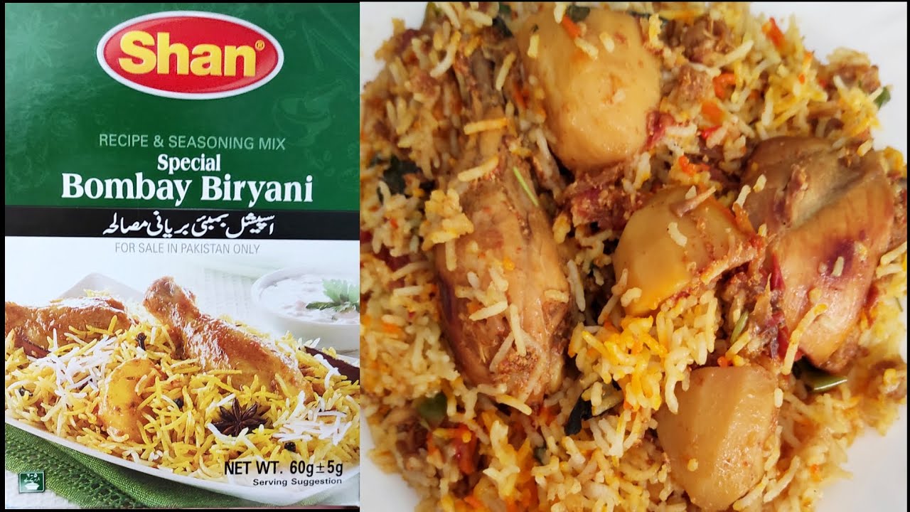 Shan Bombay Biryani Recipe | Chicken Bombay Biryani | Chicken Biryani ...