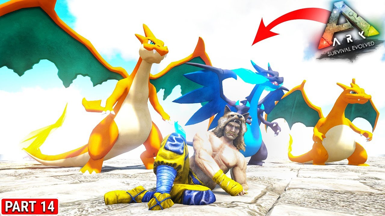 Evolving Charizard X & Y My Charizard Army : ARK Super Mega Modded : ARK Survival Evolved : Part ...