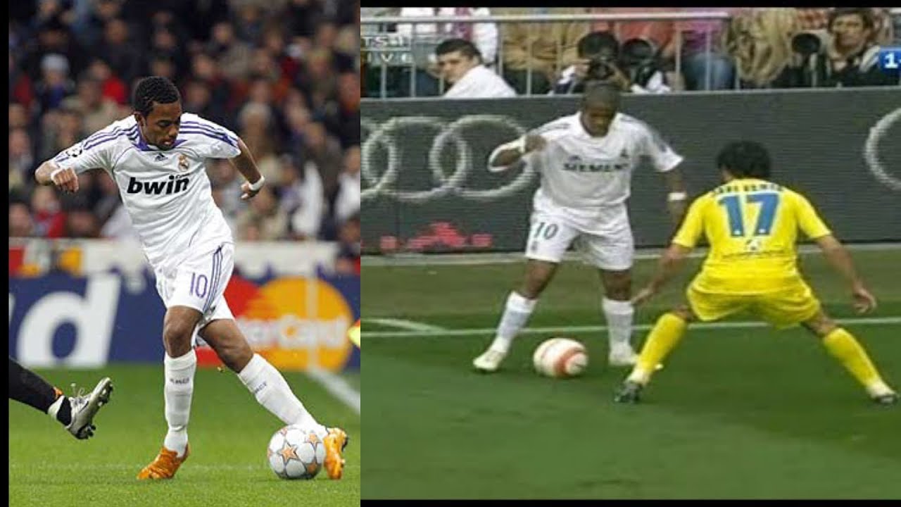 โรบินโญ่ตอนสมัยอยู่กับมาดริด Robinho Crazy Dribbling Skills, Tricks ...