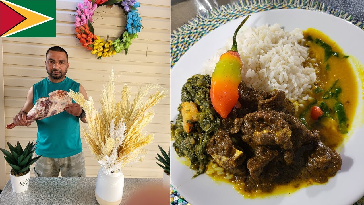 🇬🇾 LAMB CURRY, DHAL, RICE 🇬🇾#SUNDAY FUN IN THE BACK YARD 🇬🇾 - YouTube