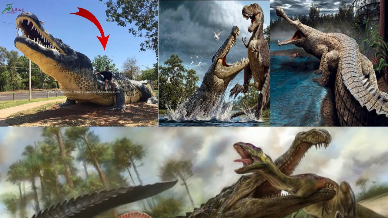 ESTE FOI O MAIOR CROCODILO DA TERRA DEVORADOR DE T REX! - YouTube