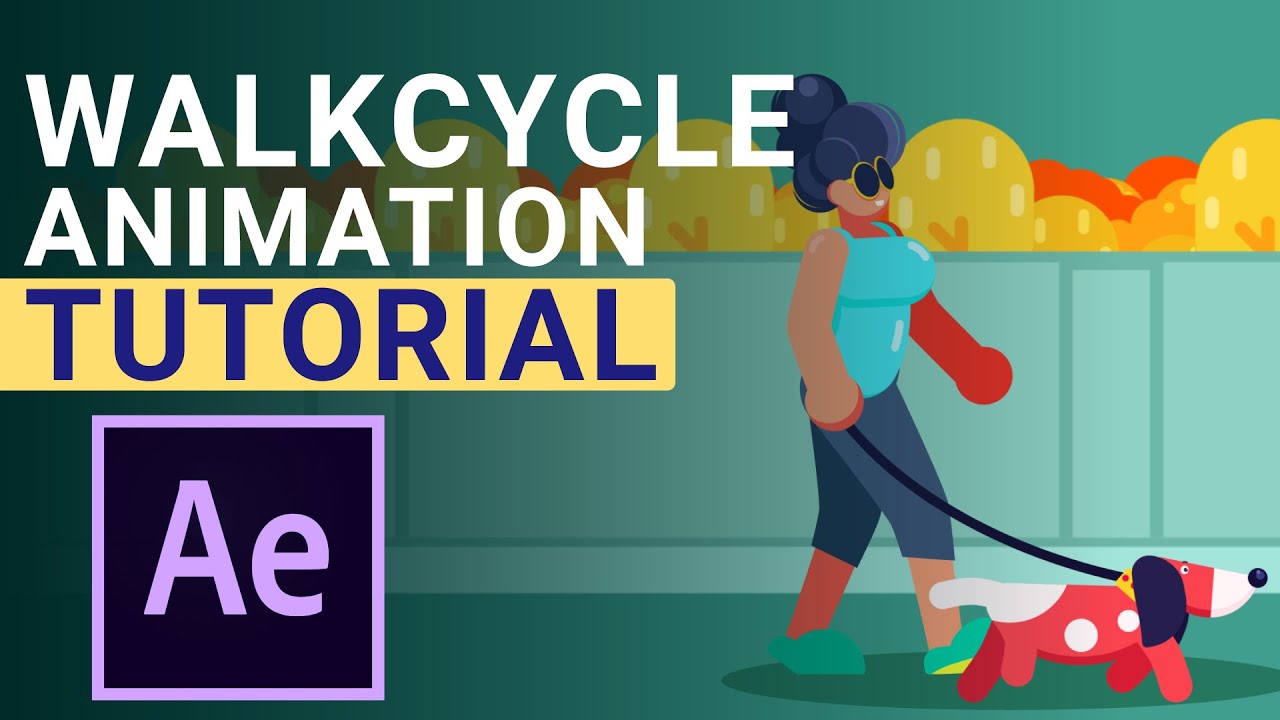 How to animate a walk cycle in After Effects | Walk cycle using ...