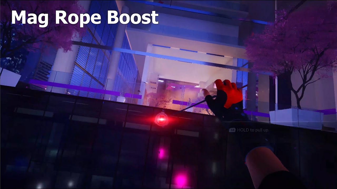 Mirror's Edge Catalyst - Practicing Mag Rope Boosts - YouTube