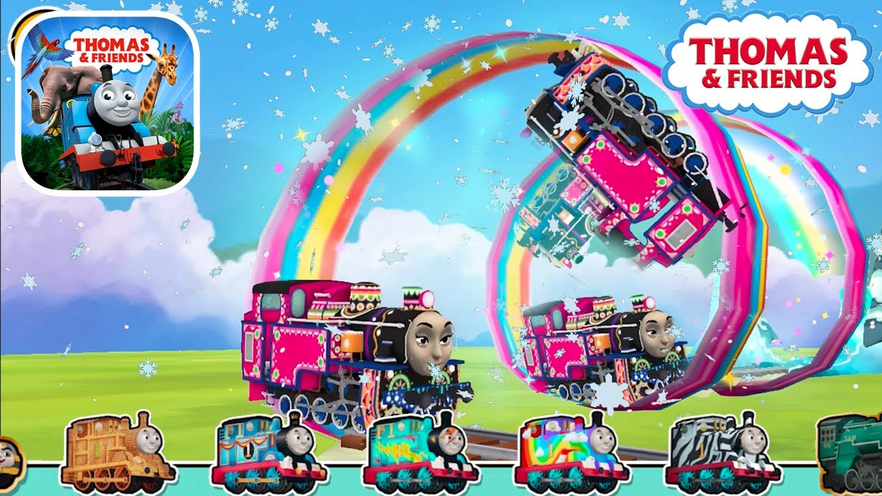 Thomas & Friends: Adventures! 🏆🎄 Ashima goes on a Loopy Loop! Thomas Explores the World - YouTube