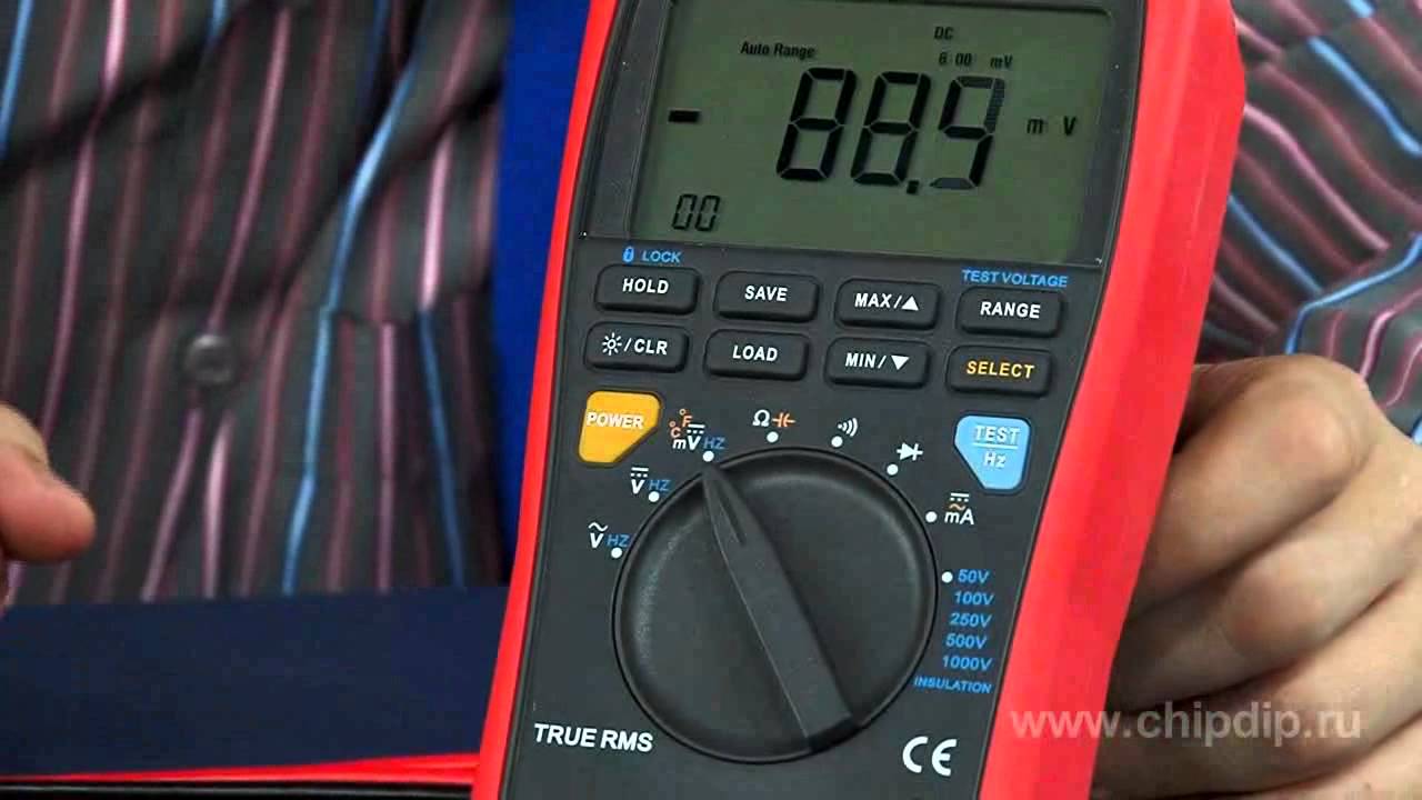 UT533 Multimeter for Measuring Insulation ... - YouTube