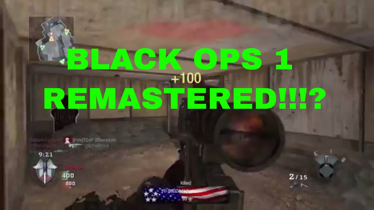 BLACK OPS 1 REMASTERED!!!!!!!? - YouTube