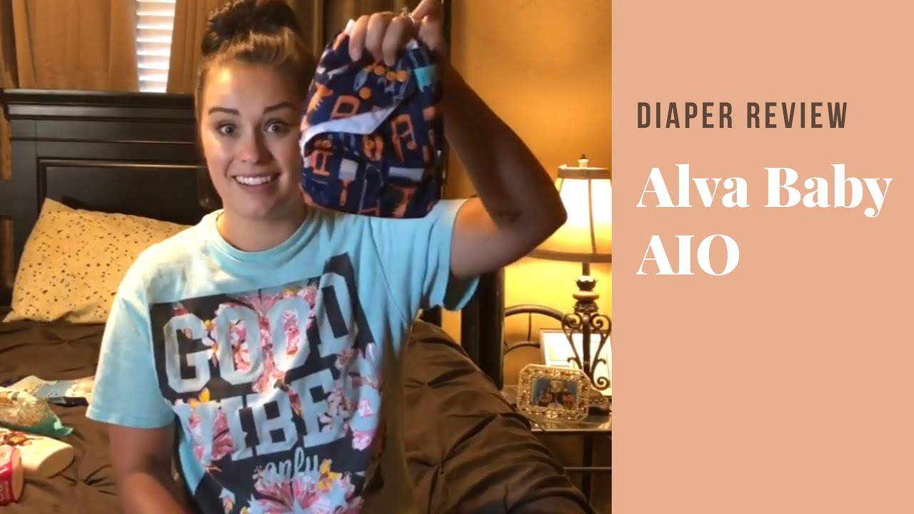 ALVA BABY AIO REVIEW | Cloth Diaper Review - YouTube