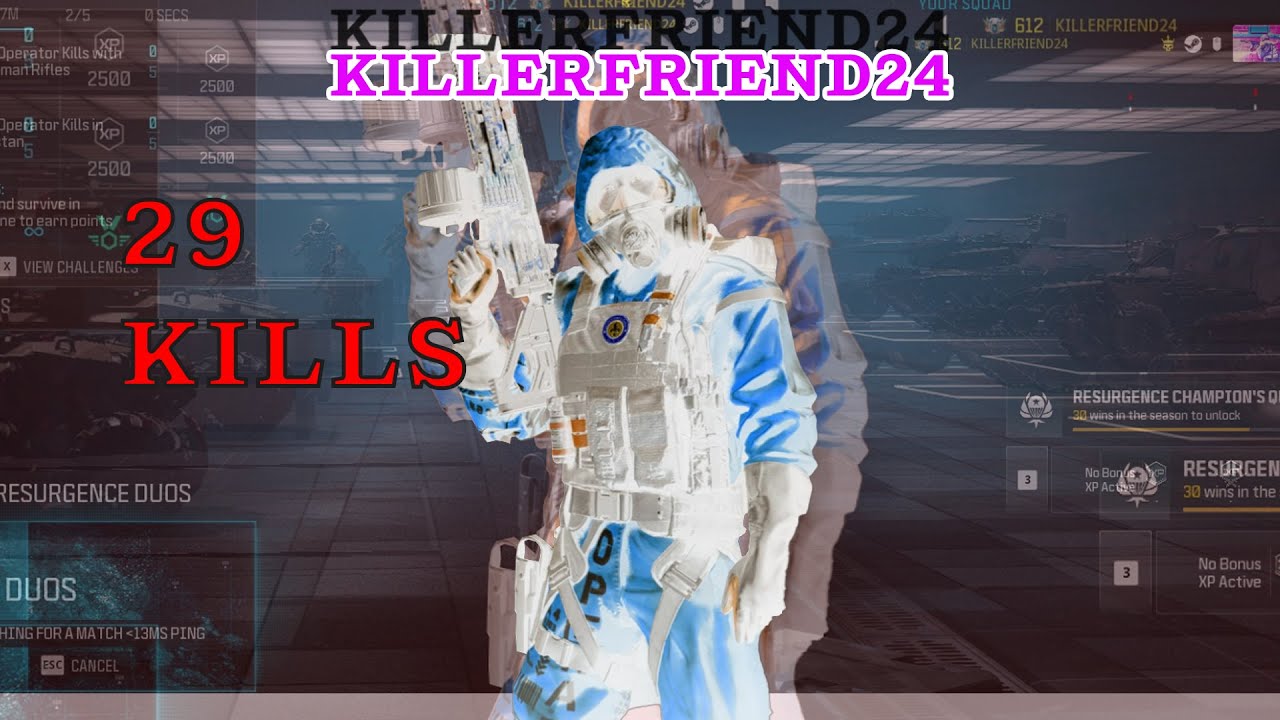 Warzone rebirth , give me one game , Kyle Pretorius, aka KILLERFRIEND24 ...