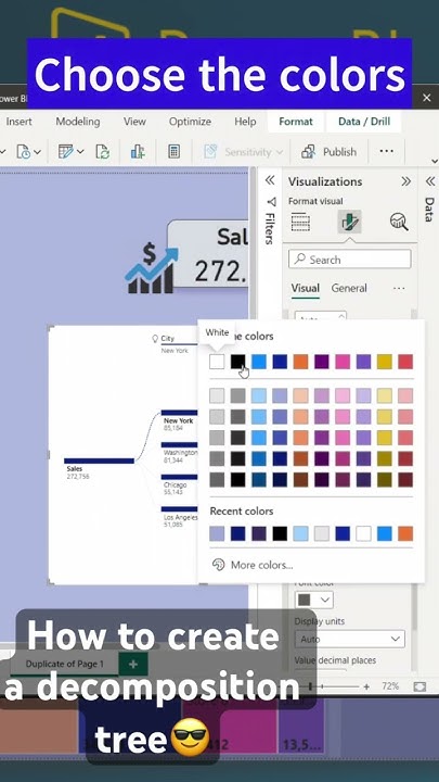 How to create a decomposition tree in Power BI😎 #excel #charts #shorts ...