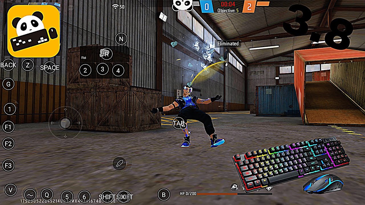 HOW TO PLAY FREE FIRE KEYBOARD AND MOUSE HEADSHOT LEGEND PLAYER - YouTube