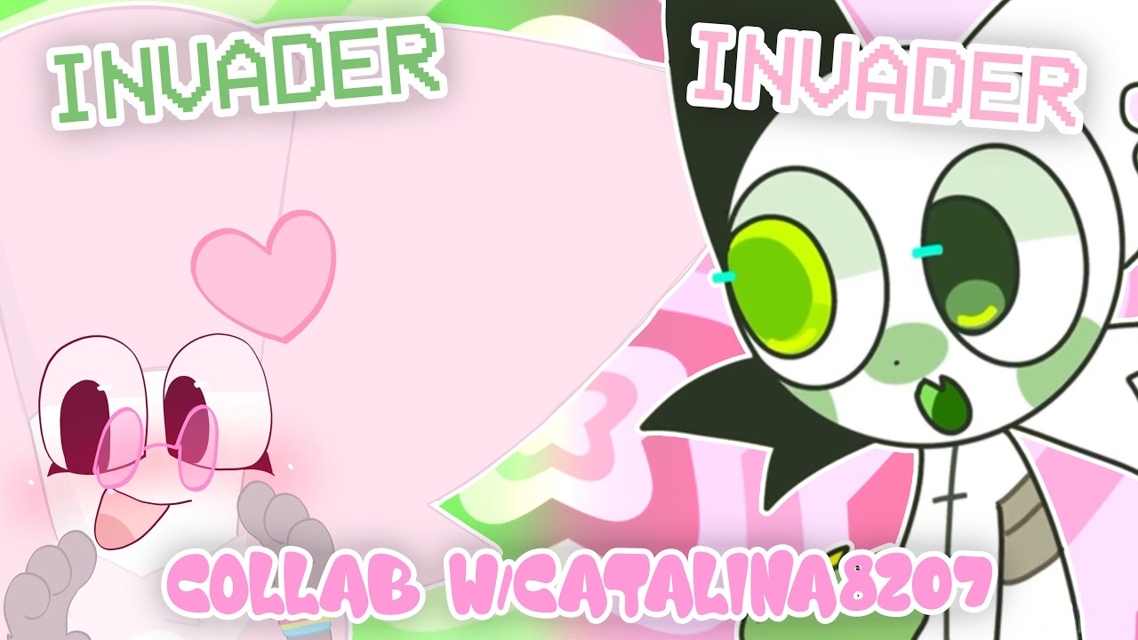 INVADER INVADER//ANIMATION MEME(Collab w @ecstacyvoidd^^) - YouTube