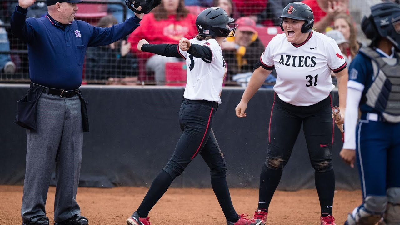 San Diego State Softball Making Waves Nationally - YouTube
