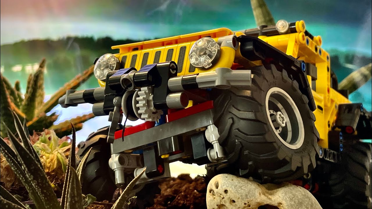 LEGO technic Jeep Wrangler Rubicon 42122 | 665 piezas - YouTube