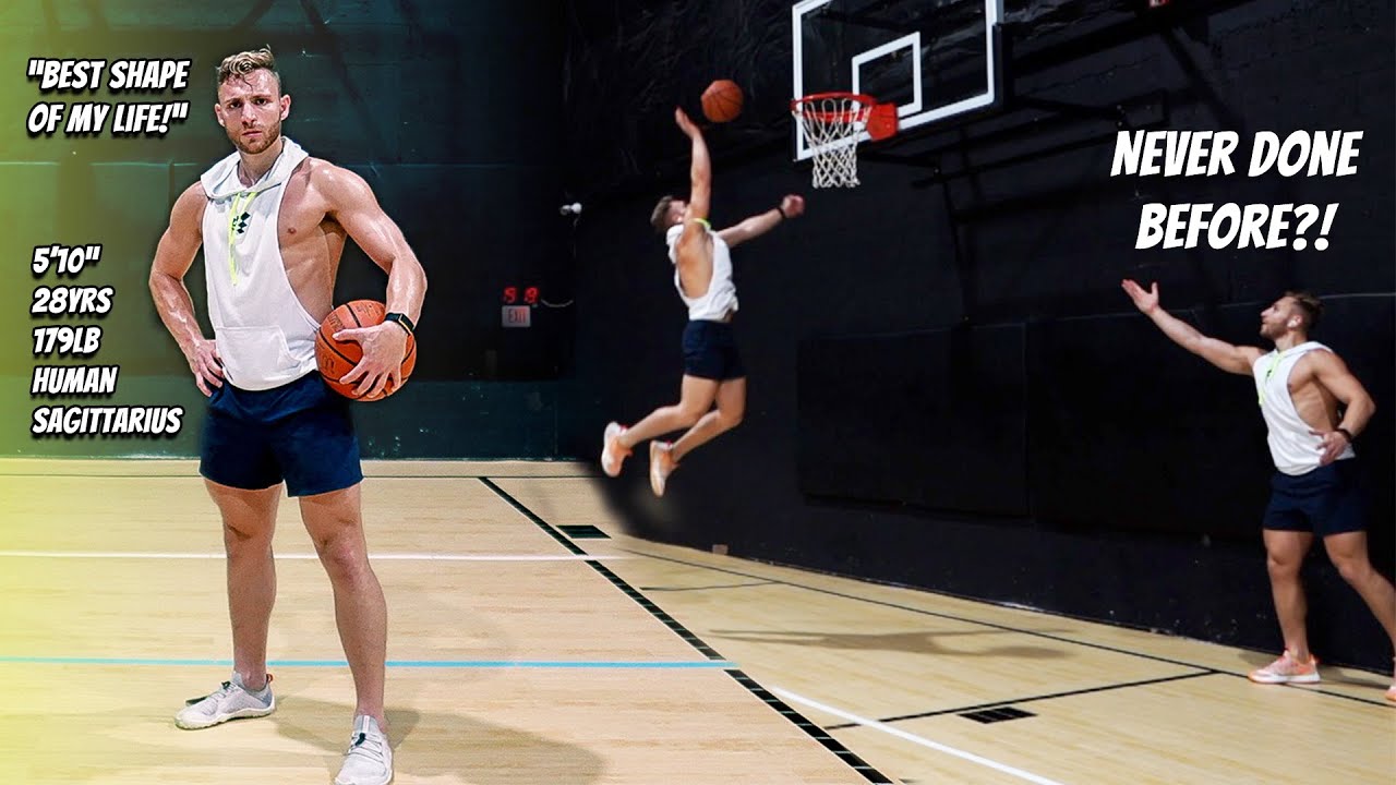 MY FIRST EVER SELF-SELF LOB?! 5'10" [Dunk Journey Progress Vlog 517 ...