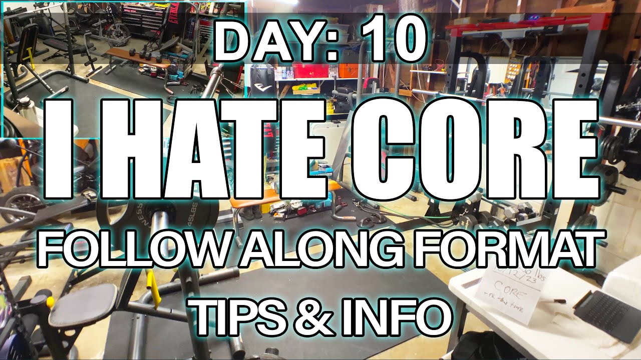 Day 10: Core Follow Along Workout | Garage Gym Tips & Tricks - YouTube