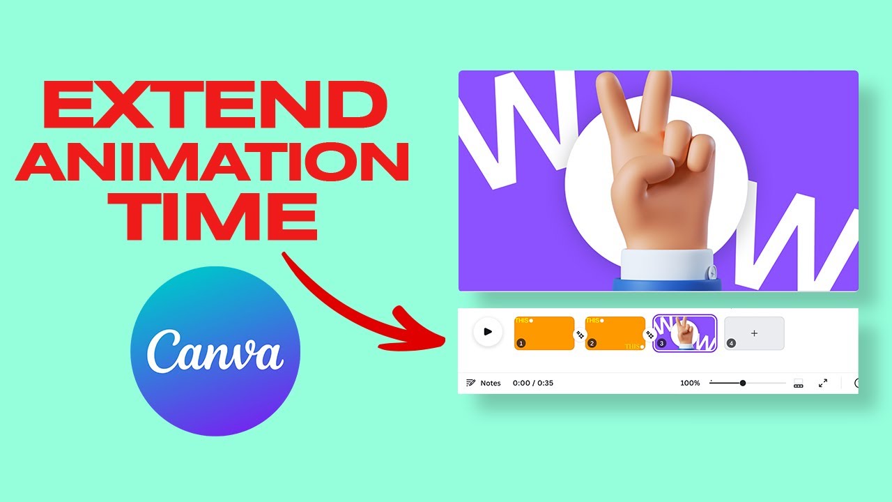 How Extend The Animation Time on Canva - YouTube