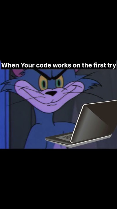 Code Work At First Time 🤣 Coder Coding Funny Memes Codinglover Programmer Youtube