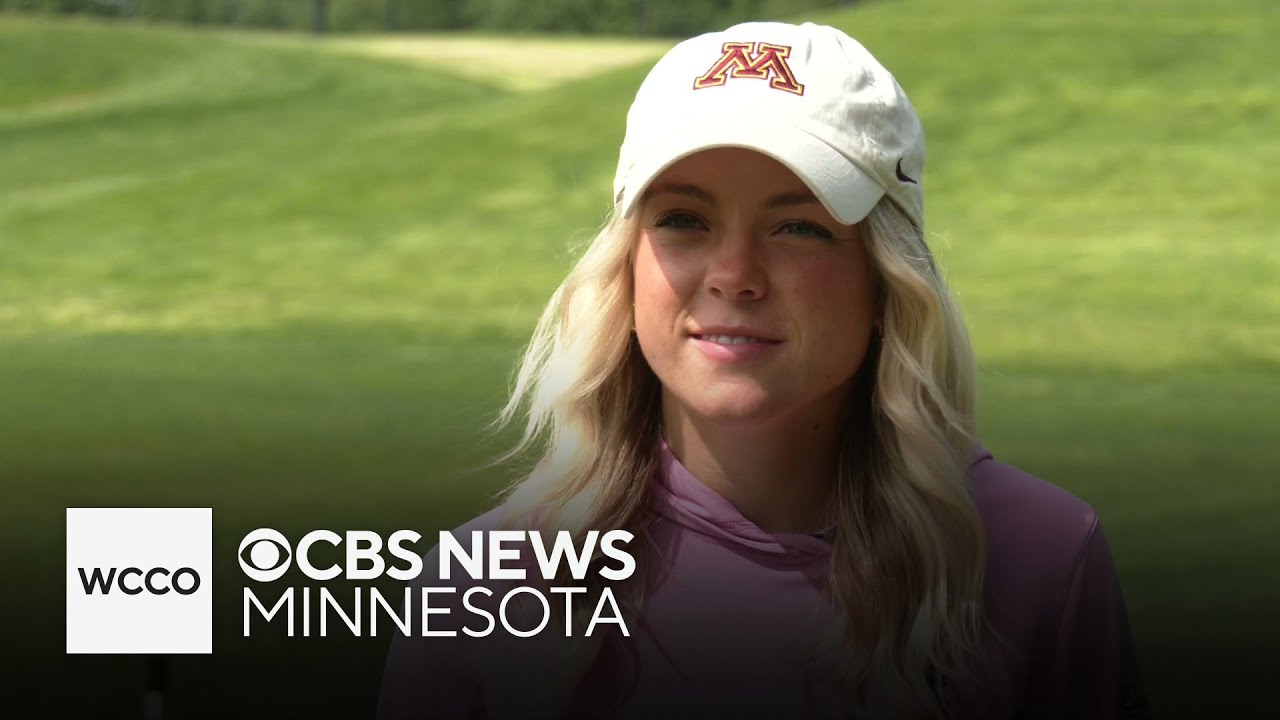 Gopher golfer Isabella McCauley sees successful sophomore season - YouTube