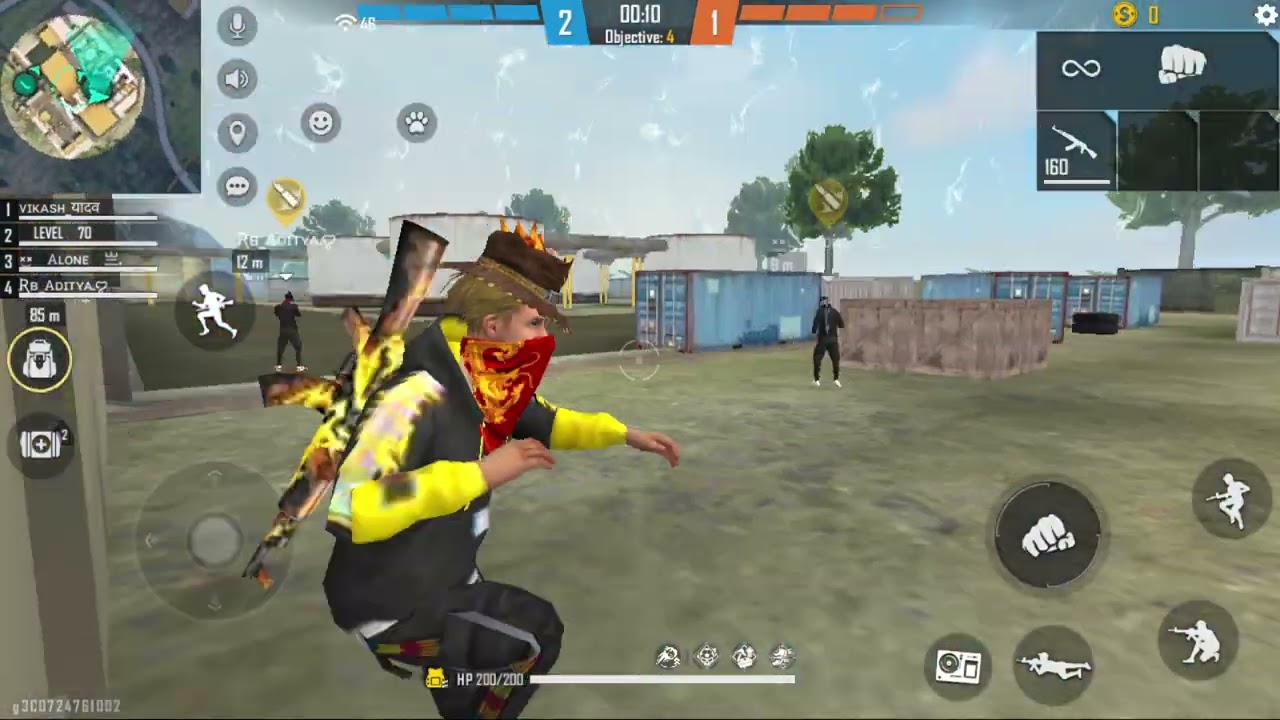 Free fire 1st time pc gameplay - YouTube