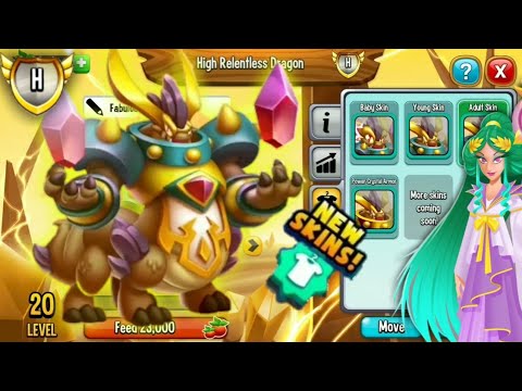 NEW HIGH RELENTLESS DRAGON SKIN : POWER CRYSTAL ARMOR - YouTube
