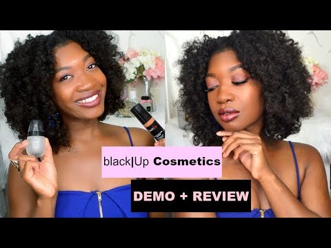 black|Up Cosmetics First Impressions + Demo | Primer, Concealer ...