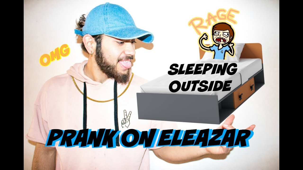 BED PRANK - SLEEP OUTSIDE! - YouTube