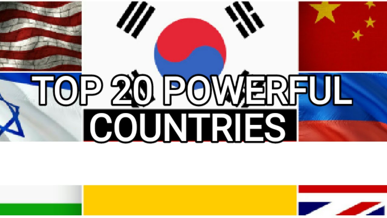Top 20 Most powerful countries In The World 2020 - YouTube