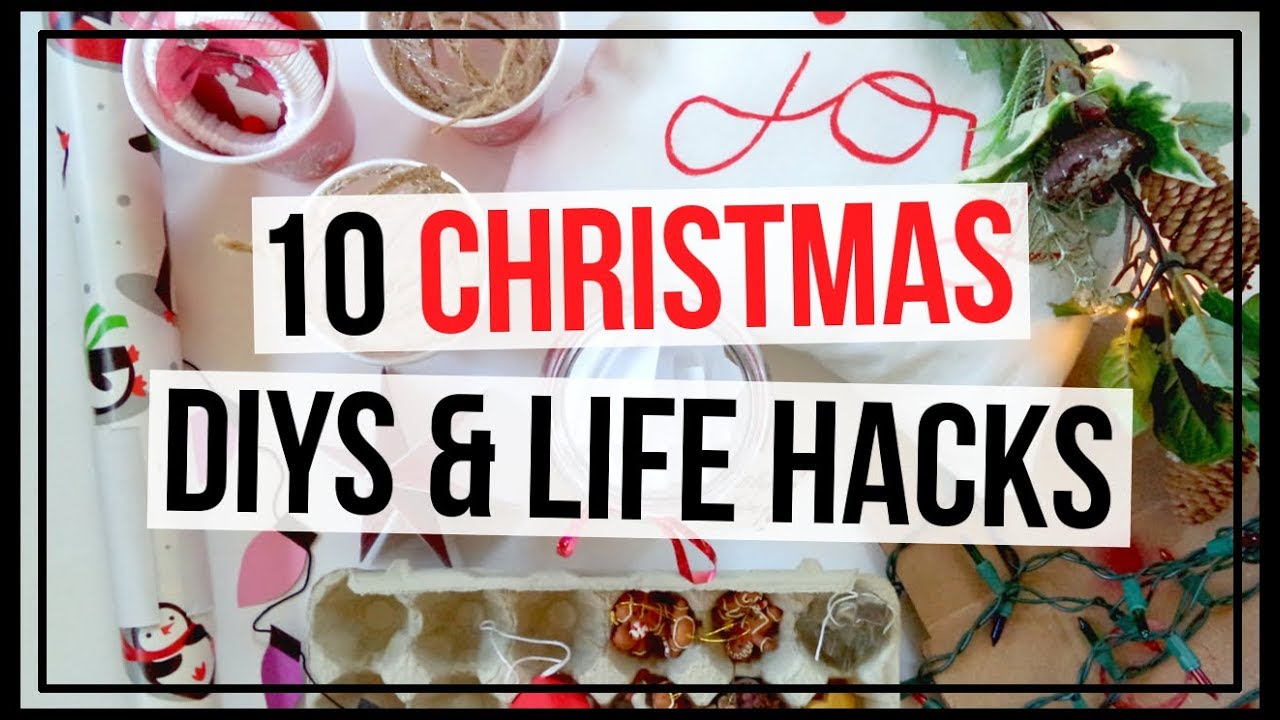 10 Christmas DIYs, Christmas Organization Tips & Life Hacks - YouTube