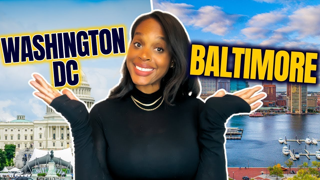 ⚔️Baltimore Maryland vs Washington DC | WHICH IS THE BEST CITY TO LIVE ...
