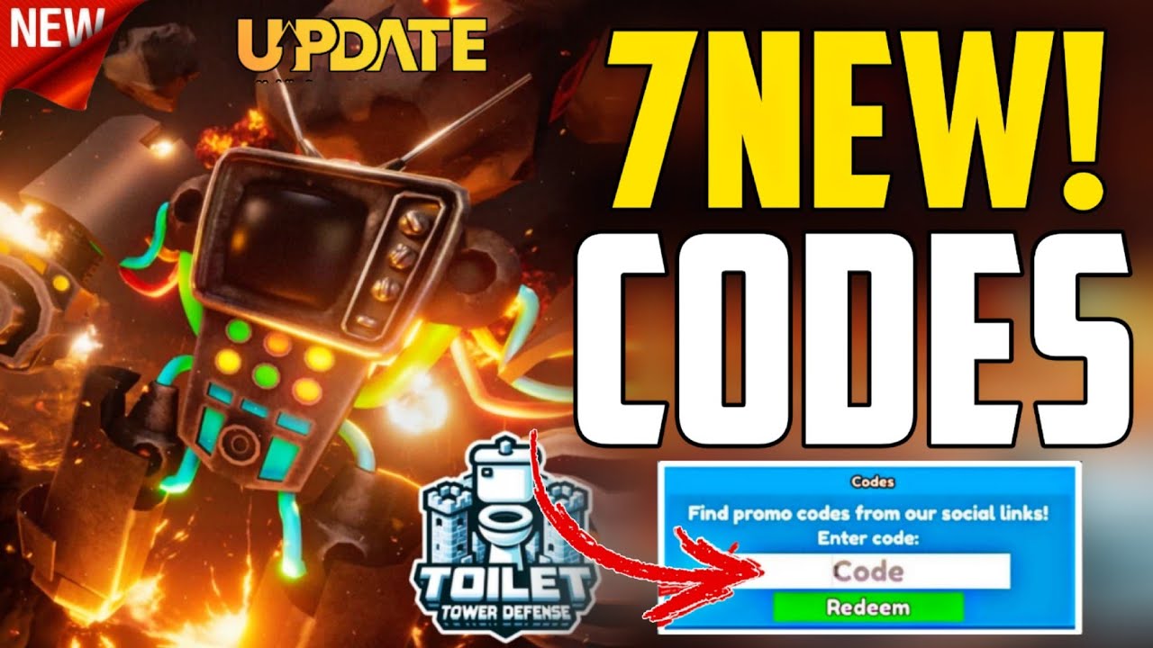 *NEW UPDATE* ALL WORKING CODES FOR TOILET TOWER DEFENSE! ROBLOX TTD ...