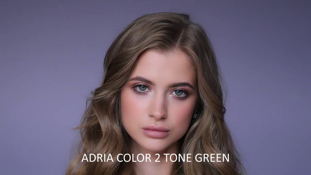 ADRIA Color 2 tone Green - зеленые - YouTube