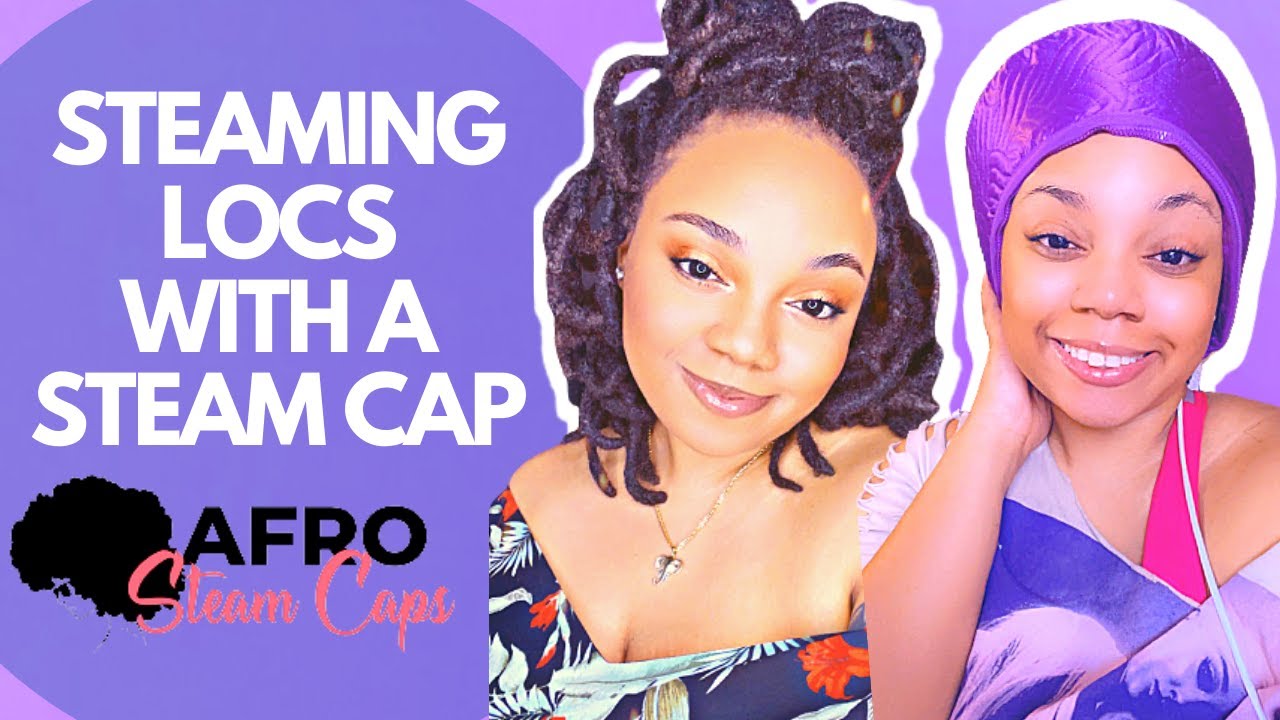 STEAMING MY LOCS AT HOME WITH A STEAM CAP + LOC WASH DAY | FEAT ...