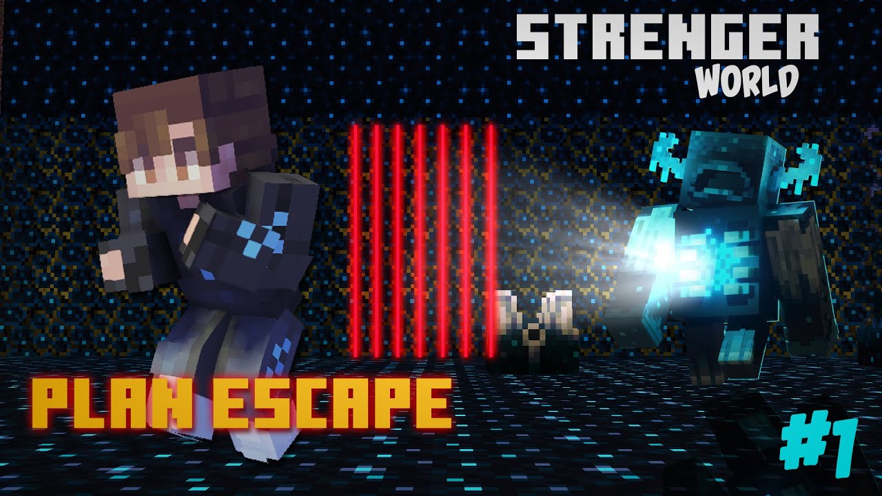 ESCAPE FROM WARDEN SECRET JAIL IN MINECRAFT | Strenger World (Part 1 ...