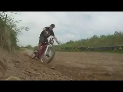 Anthony West rides the Third Element eSpire on a dirt track - YouTube