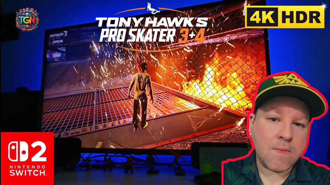 🚨Tony Hawks Pro Skater 3 + 4 é INCRÍVEL em 4K 60fps no Switch 2 😱 - YouTube
