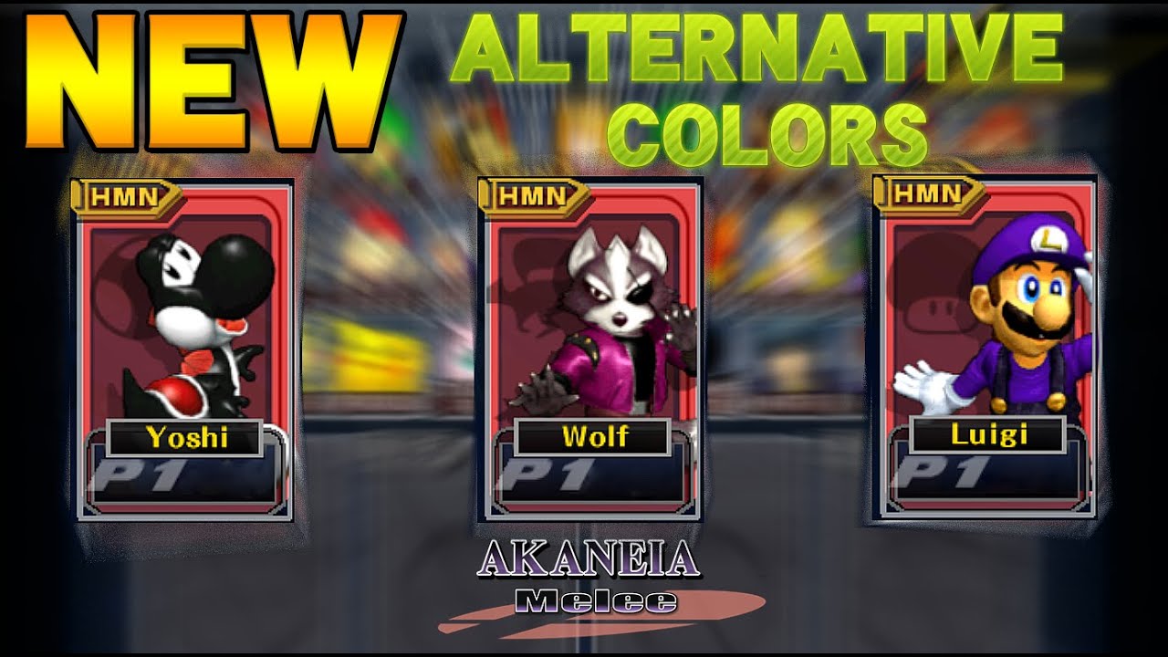 Smash Melee Akaneia Mod: EVERY CHARACTER's NEW ALTERNATIVE COLOR ...