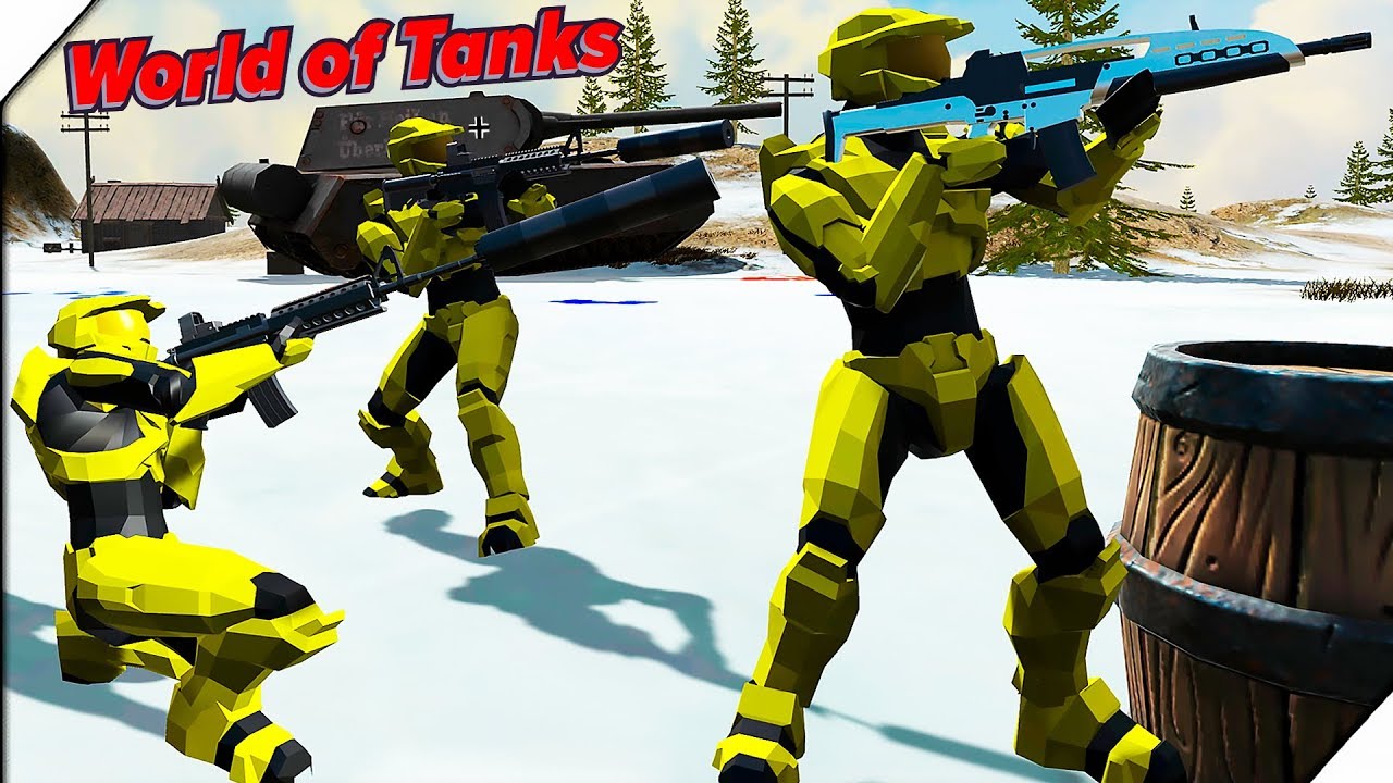 World of Tanks в Ravenfield. Карта Малиновка в Ravenfield - YouTube