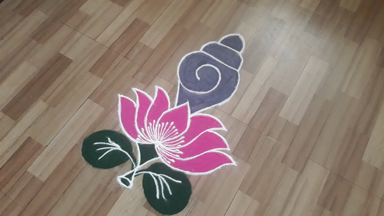 Navaratri festival rangoli 🔱#Gray colour rangoli 🔱#saturday_special ...