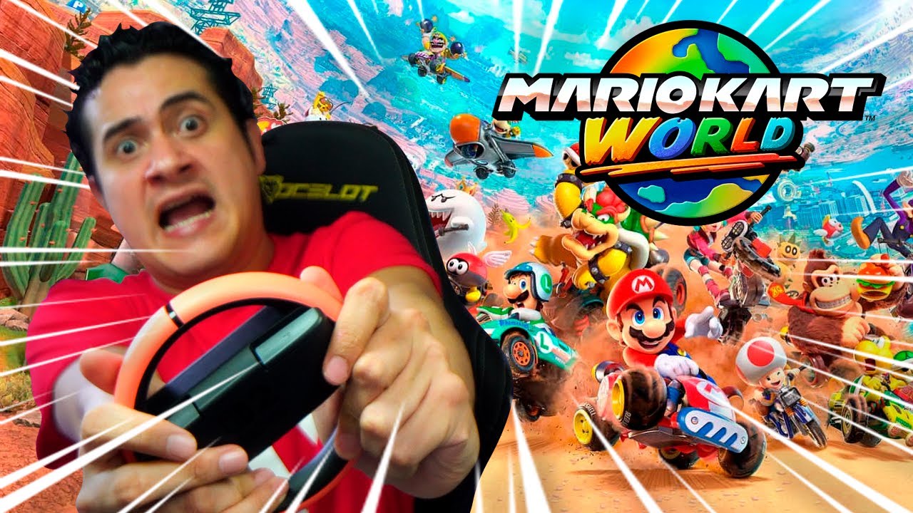 Mario Kart World: ¡El caos en las carreras más locas del planeta! - YouTube