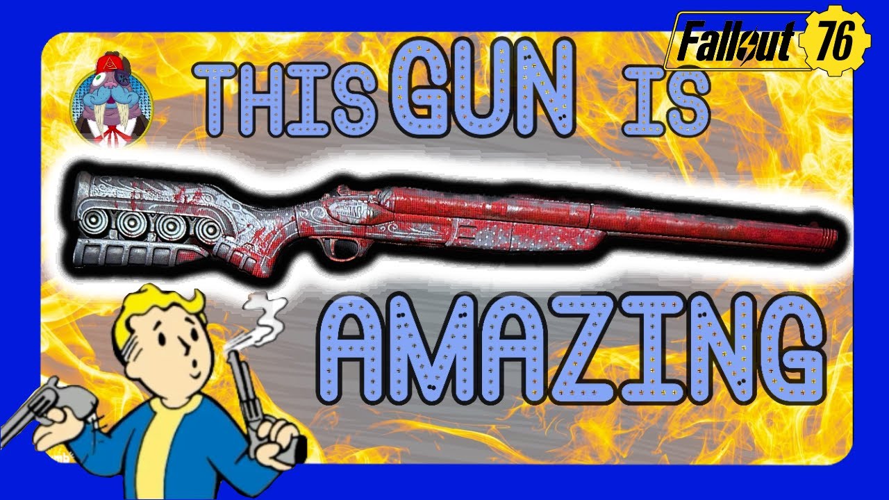 Have you SEEN this GUN???? Cold Blooded new weapon skin review #fallout76 #fo76 #review - YouTube
