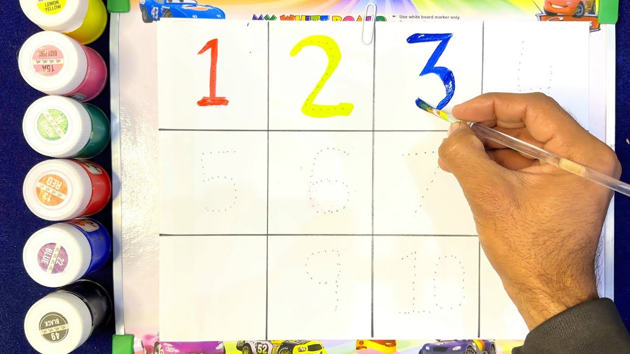 Learn one two three 1,2,3 counting |learning counting 1,2,3 #counting # ...