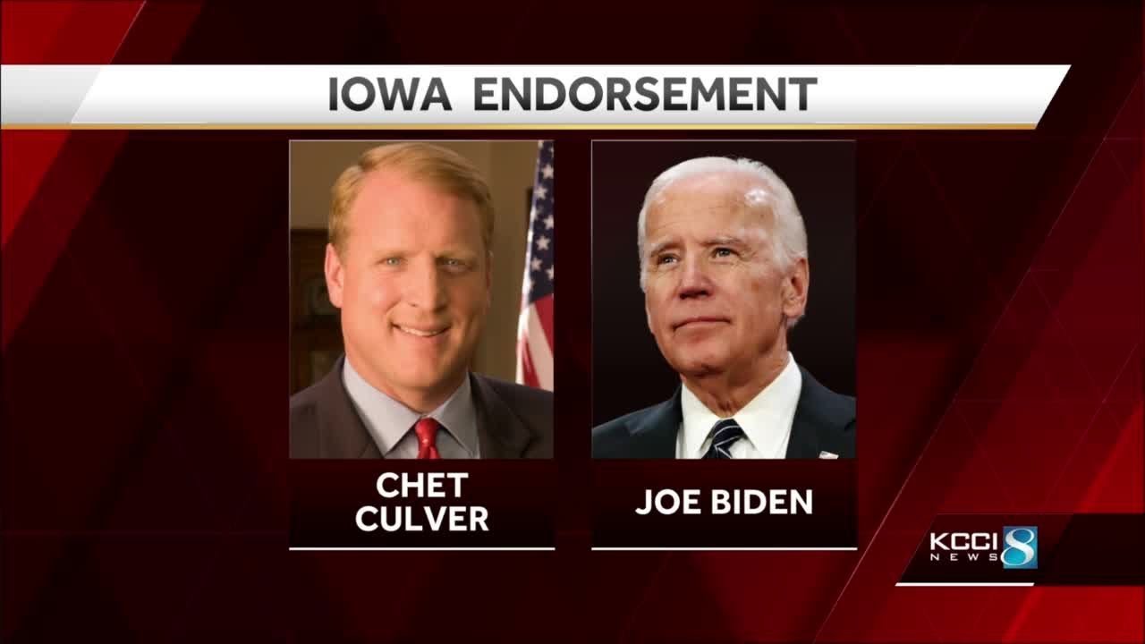 Former Gov. Chet Culver endorses Joe Biden - YouTube