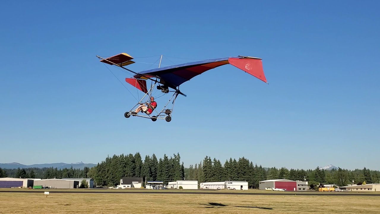 Eagle Ultralight, A rainbow pterodactyl flying around. - YouTube