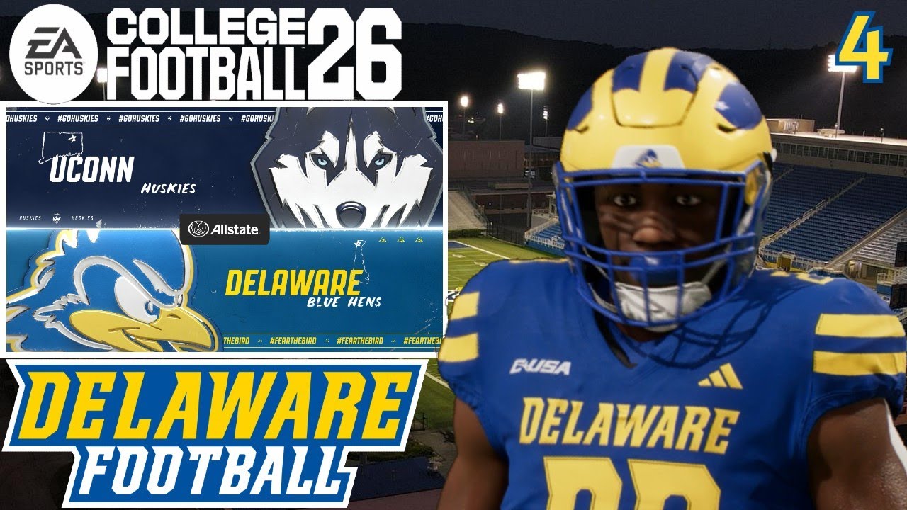 FIRST GAME WITH A SLIDER SET! - EA Sports College Football 26 Delaware ...