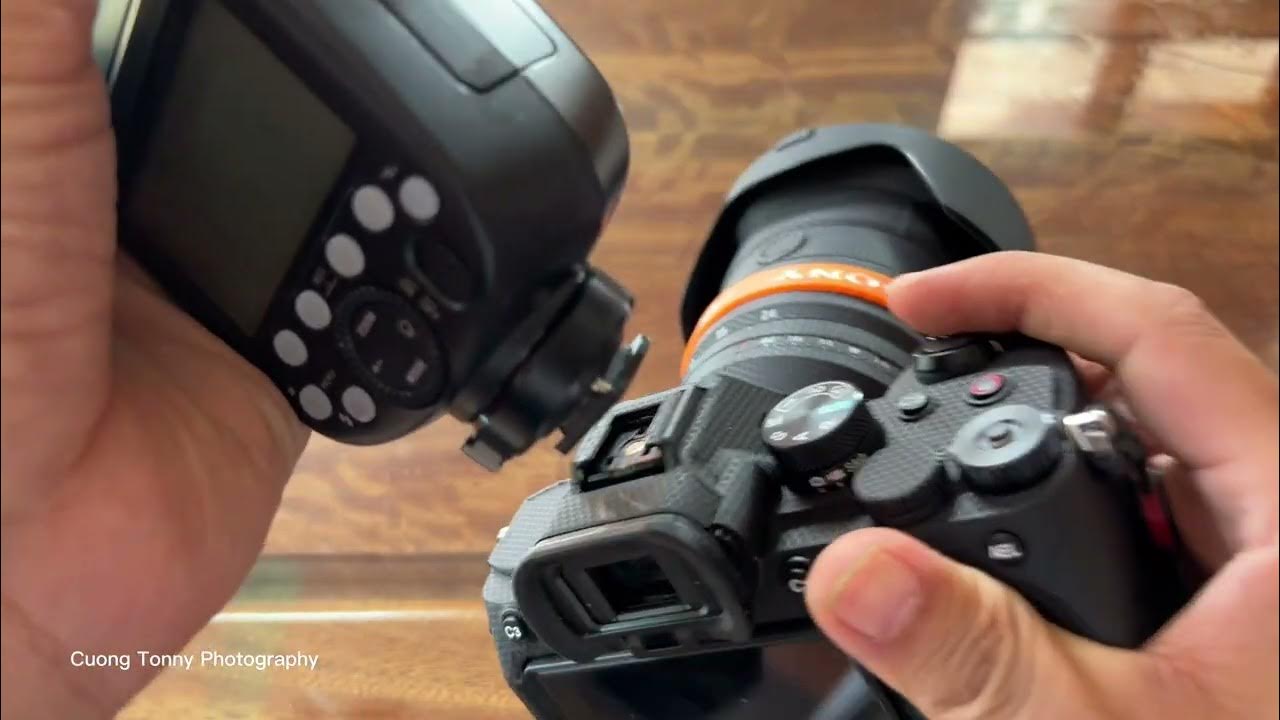GẮN KEO 502 & CÁCH SỬ DỤNG ĐÈN FLASH GODOX V860 III CHO SONY A74 - YouTube
