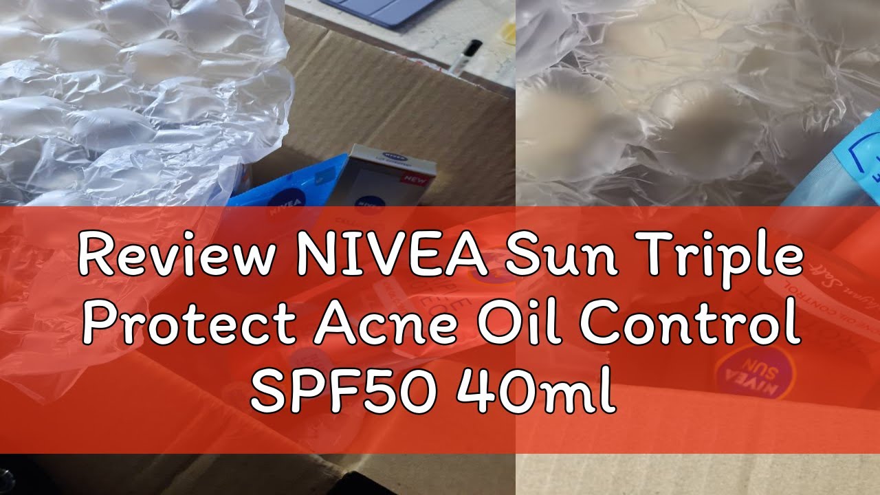 Review NIVEA Sun Triple Protect Acne Oil Control SPF50 40ml / PA ...