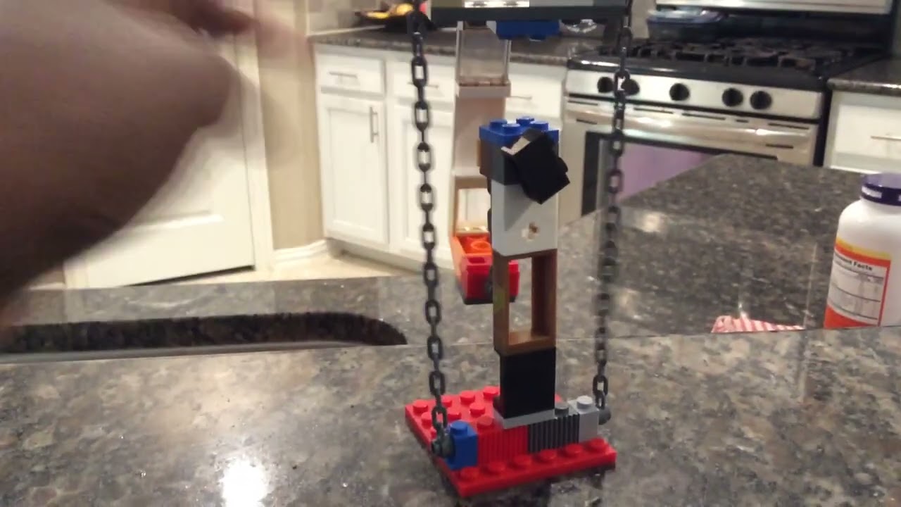 Gravity defying LEGO - YouTube