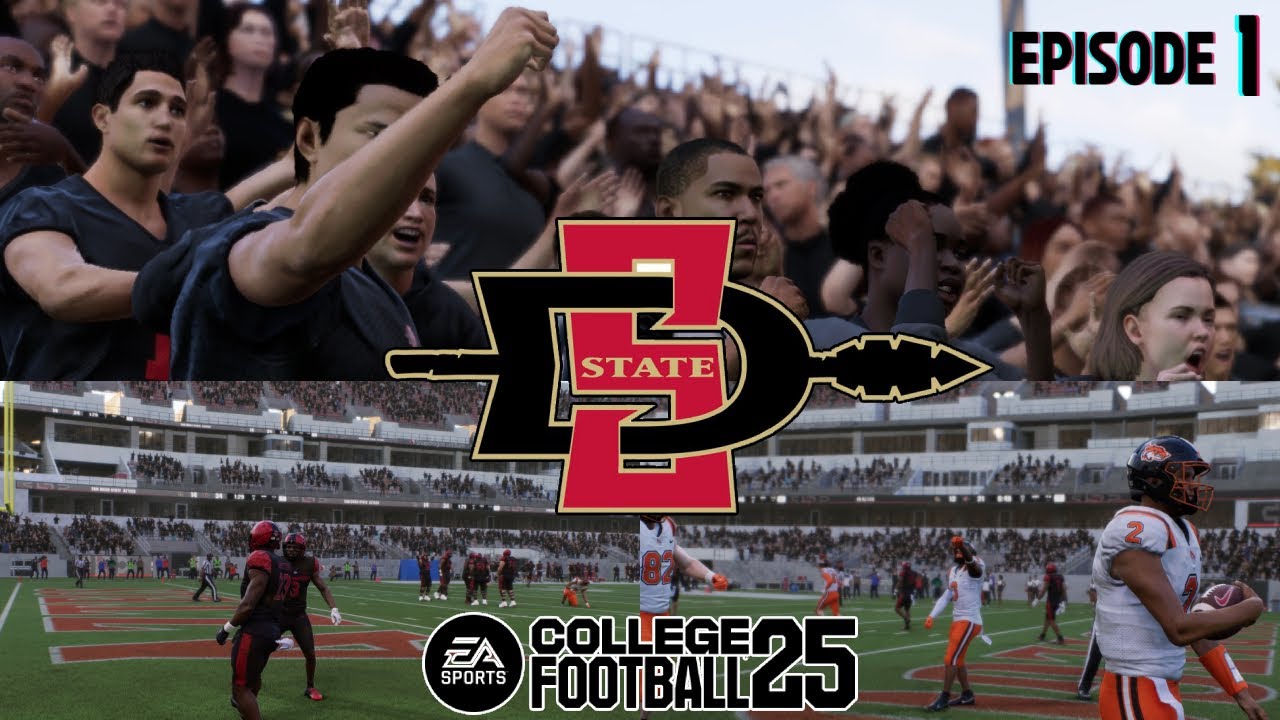 College Football 25 DYNASTY! Rebuilding The San Diego State Aztecs ...