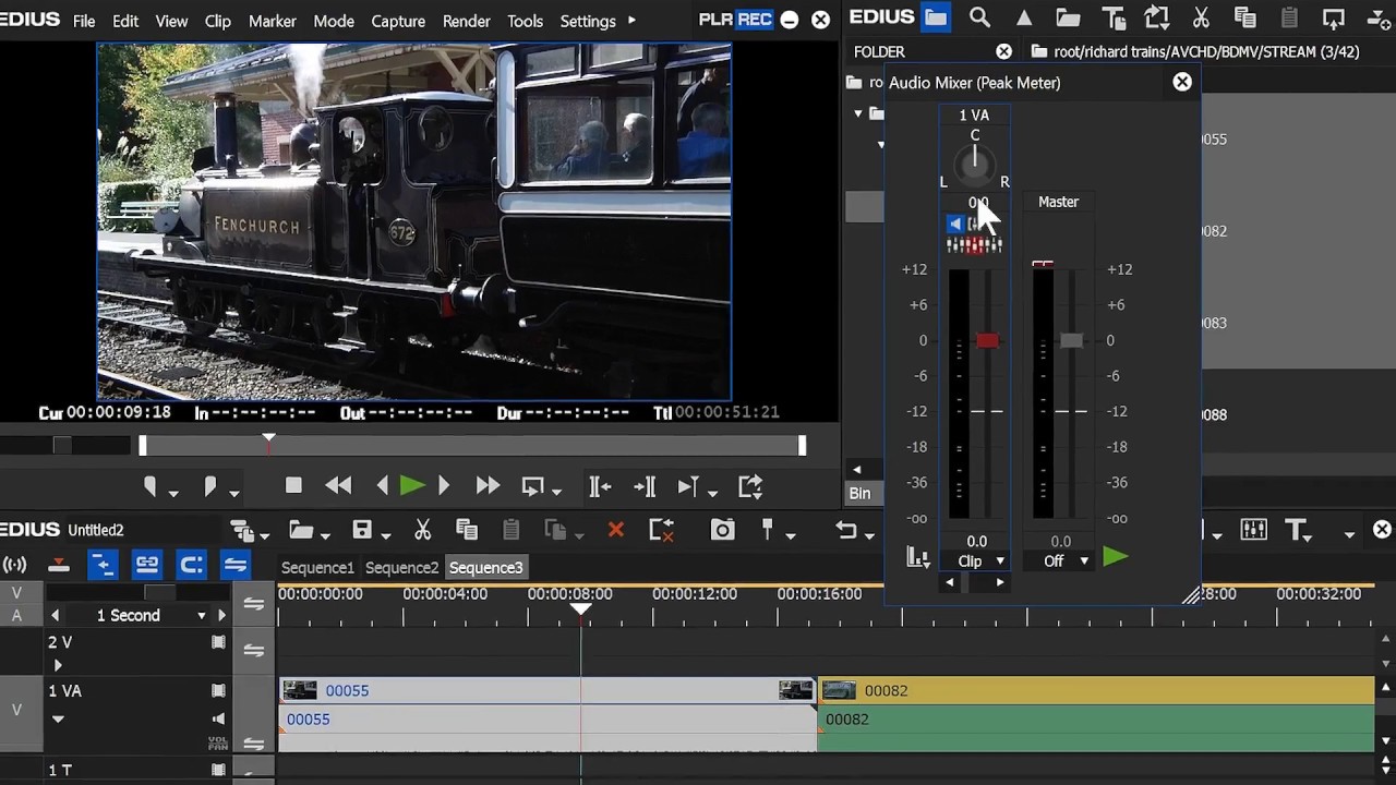 What's new in EDIUS 8.5 - part 5 : The audio mixer & playhead changes ...